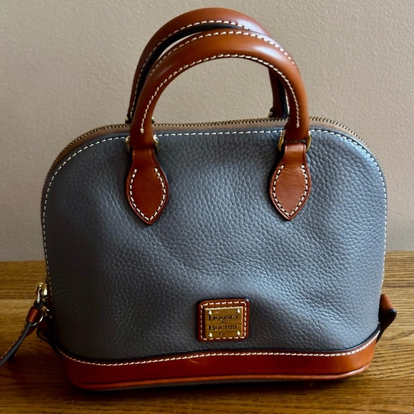 Dooney & Bourke | Bags | Dooney Bourke Pebbled Leather Mini Domed ...